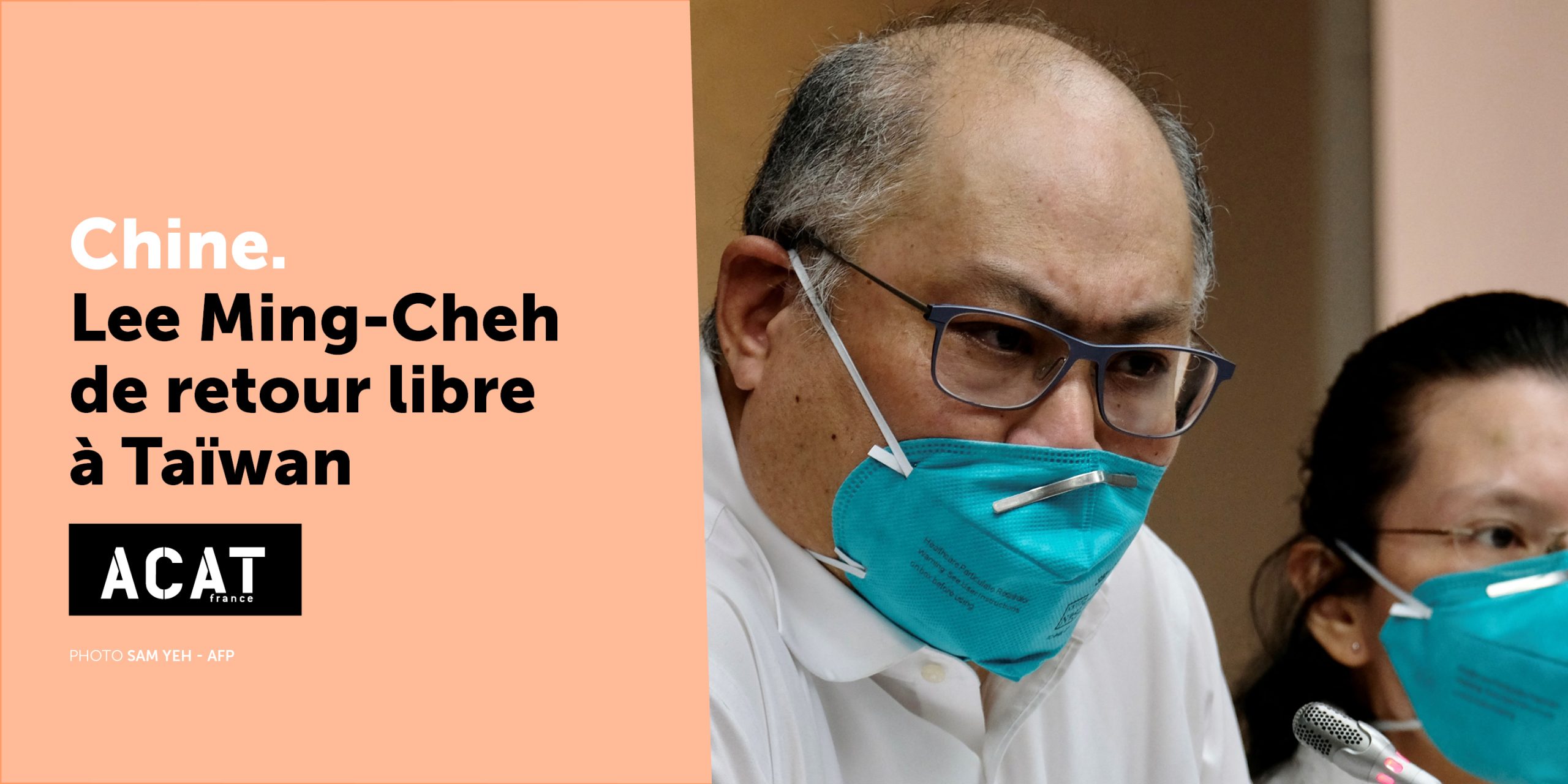 Lee Ming-Che est enfin rentré à Taïwan après 5 ans de détention ...